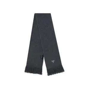 Prada Cashmere Logo Scarf