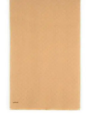Max Mara Magico' Camel Virgin Wool Scarf