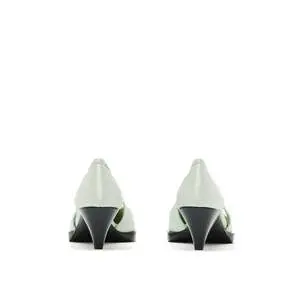 Prada Cut-out Satin Pumps