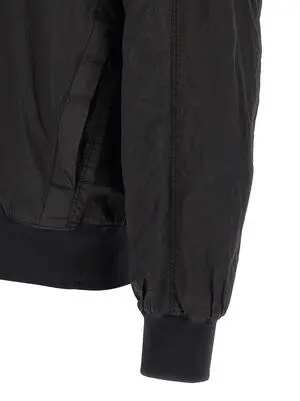 Stone Island Nylon Metal Watro Bomber Jacket - Black