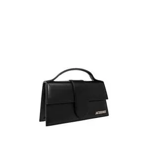 Jacquemus Le Grand Bambino Bag Silver Logo - Black