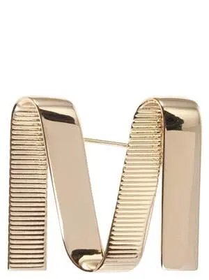 Max Mara Mgrosgrainpin Metal M Pin - Multicolor