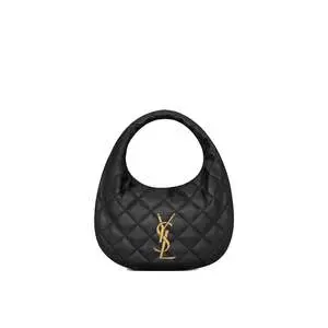Saint Laurent Icarino Quilted Handbag - Black