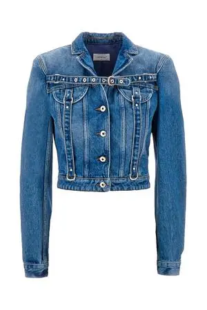 Off-white Zip Up Jackets For Women