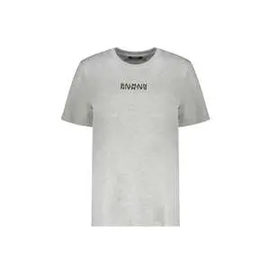 Balmain Balmain Logo T-Shirt Women Gray