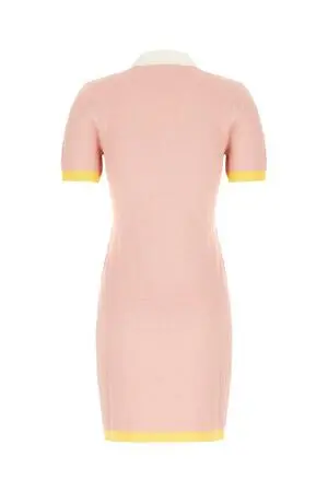 Fendi Short Sleeve Polo Dress - Multicolor