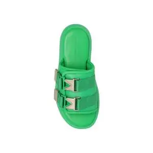 Bottega Veneta Flash Slides - Green