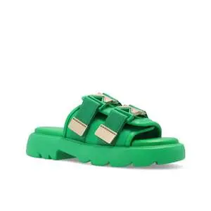 Bottega Veneta Flash Slides - Green