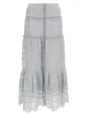 Isabel Marant Étoile Cotton Skirt - Blue