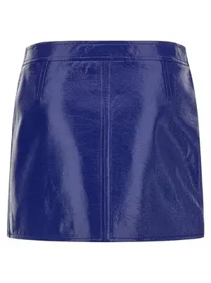 COURREGES Vinyl Miniskirt - Blue