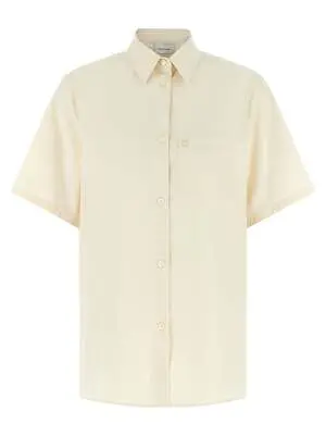 FERRAGAMO Gancini' Shirt - Cream