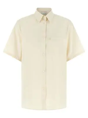 FERRAGAMO Gancini' Shirt - Cream
