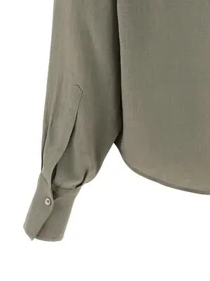 Brunello Cucinelli Sequin Collar Blouse