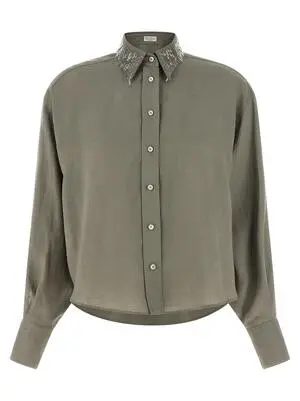 Brunello Cucinelli Sequin Shirt