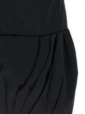 JIL SANDER Technical Duchesse Mini Dress