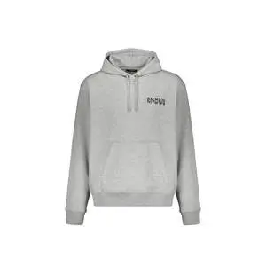 Balmain Logo Motif Hoodie - Gray