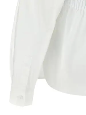 Max Mara Tazzina Pure Cotton Poplin Shirt - White