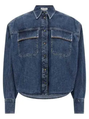 BRUNELLO CUCINELLI Brunello Cucinelli Lightweight Denim Shirt