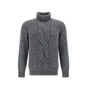 Brunello Cucinelli High Neck Sweater - Gray
