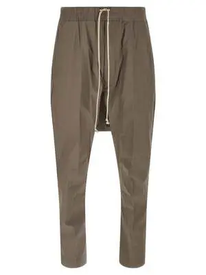 Rick Owens Drawstring Long' Pants - Gray