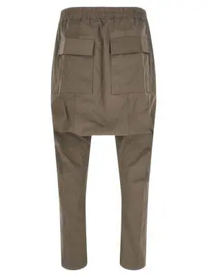 Rick Owens Cotton Poplin Drawstring Trousers