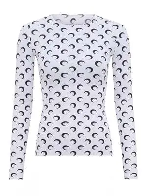 MARINE SERRE Top Moon - White