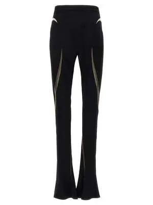 MUGLER Mesh Insert Leggings