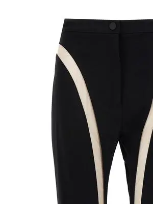 MUGLER Mesh Insert Leggings