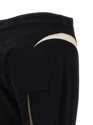 MUGLER Mesh Insert Leggings