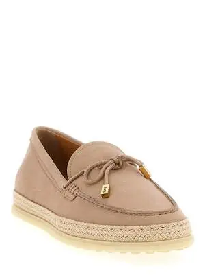 TOD'S Gomma Rafia 92k Loafers