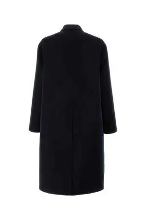 Gucci Navy Wool Blend Coat