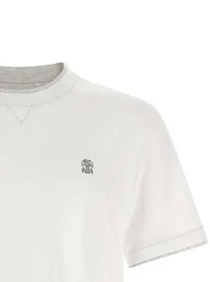 Brunello Cucinelli Double Layer T-shirt