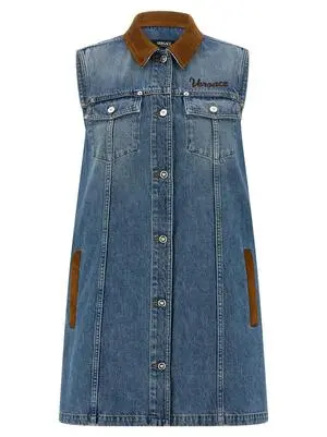 Versace A-line Dress - Blue