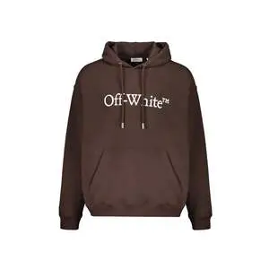Off-White Logo Sweatshirt - Brown