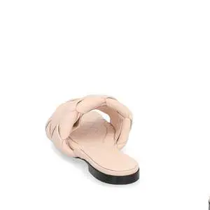 Bottega Veneta Lido Leather Flat Sandals - Pink