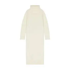 Saint Laurent Extra Long Mohair Sweater - White
