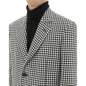 Alexander McQueen Pied-de-poule Wool Coat
