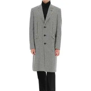 Alexander McQueen Pied-de-poule Wool Coat