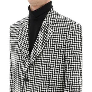 Alexander McQueen Pied-de-poule Wool Coat