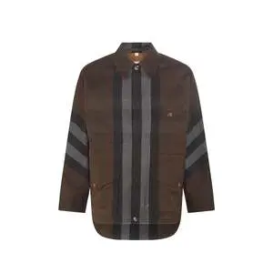 Burberry Parka Jacket - Brown