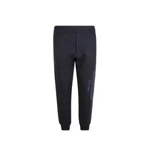 Alexander McQueen Cotton Logo Sweatpants - Blue