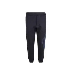 Alexander McQueen Cotton Logo Sweatpants - Blue