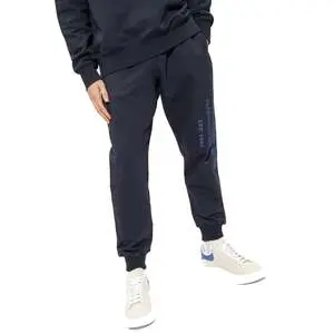 Alexander McQueen Cotton Logo Sweatpants - Blue