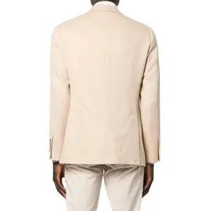 Brunello Cucinelli Wool Double-breasted Jacket - Cream
