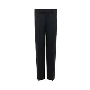 Prada Wool Classic Pants - Blue