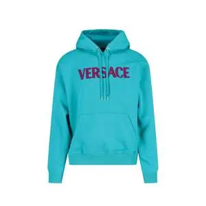 Versace Cotton Logo Sweatshirt - Green