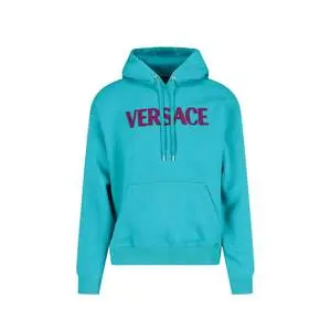 Versace Cotton Logo Sweatshirt - Green