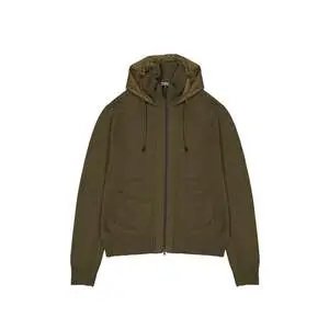 Herno Cashmere Zipped Sweater - Green