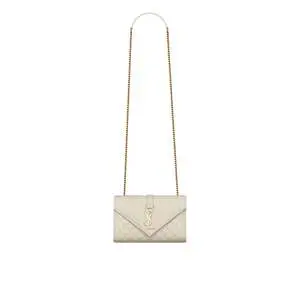 Saint Laurent Envelope Small Bag - Cream
