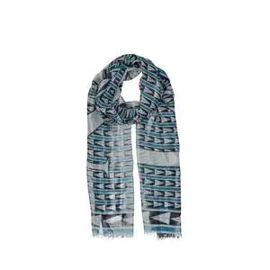 LANVIN Wool Scarf - Blue